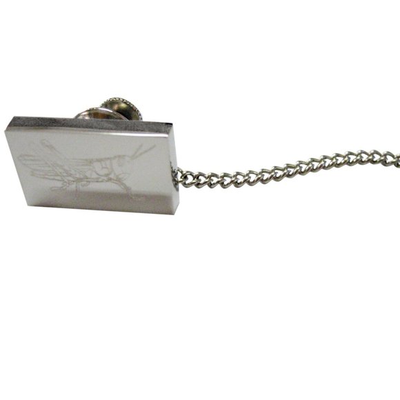 Kiola Designs | Accessories | Etched Grasshopper Locust Insect Tie Tack ...